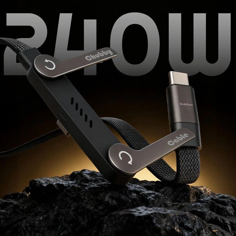 CABLE DE CARGA RÁPIDA DE 240W CON SOPORTE DE TELÉFONO INTEGRADO – MAGIA ...